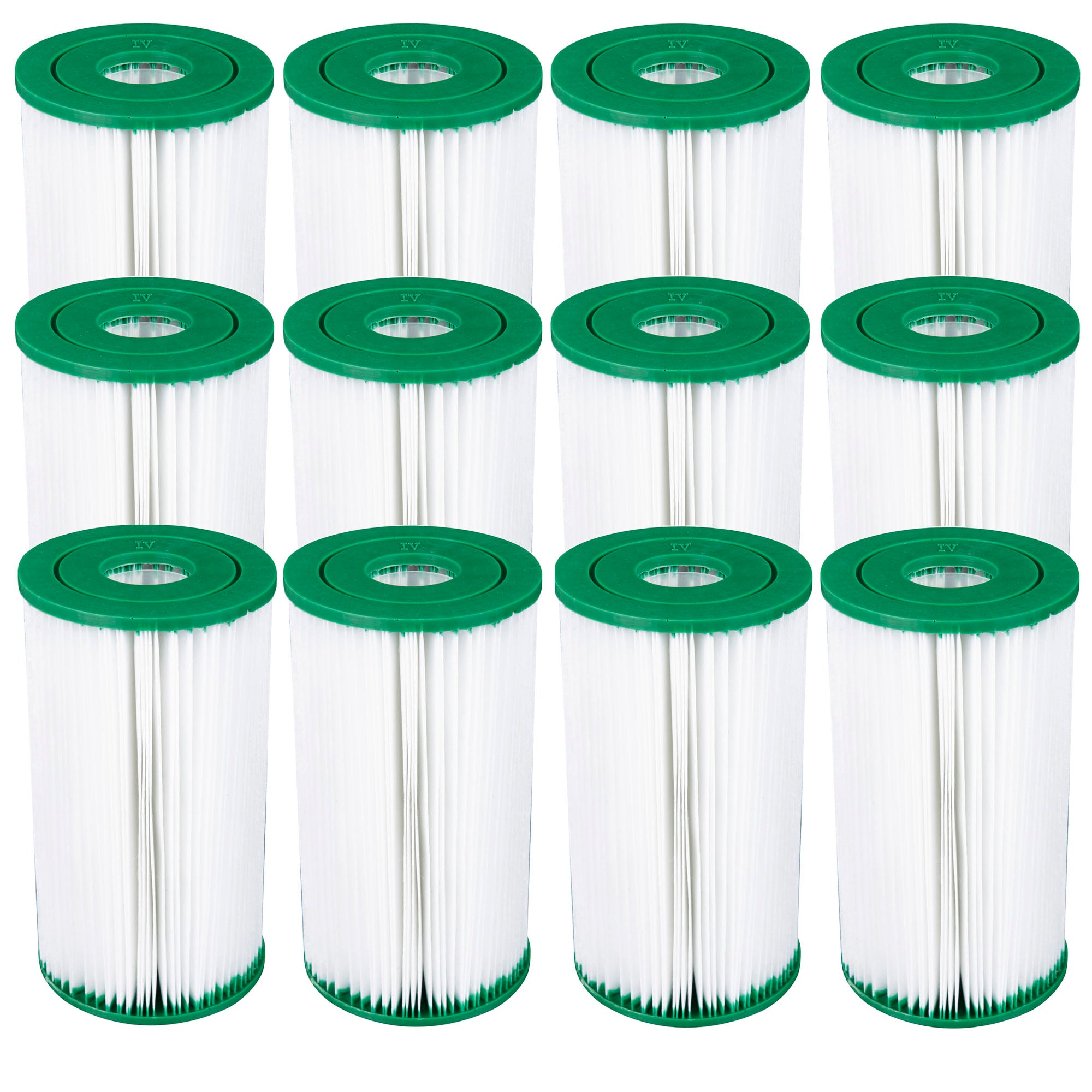 12 Coleman Type IV / B Filter Cartridges for 2500 GPH Above Ground Pool ...