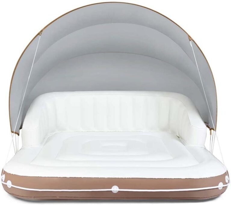 Giant Inflatable Pool Float Lounge Swimming Floating Island Raft with ...