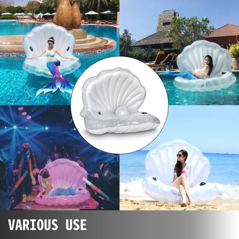 Best Inflatable Seashell Giant Pool Float W/ Electric Pump – seaool